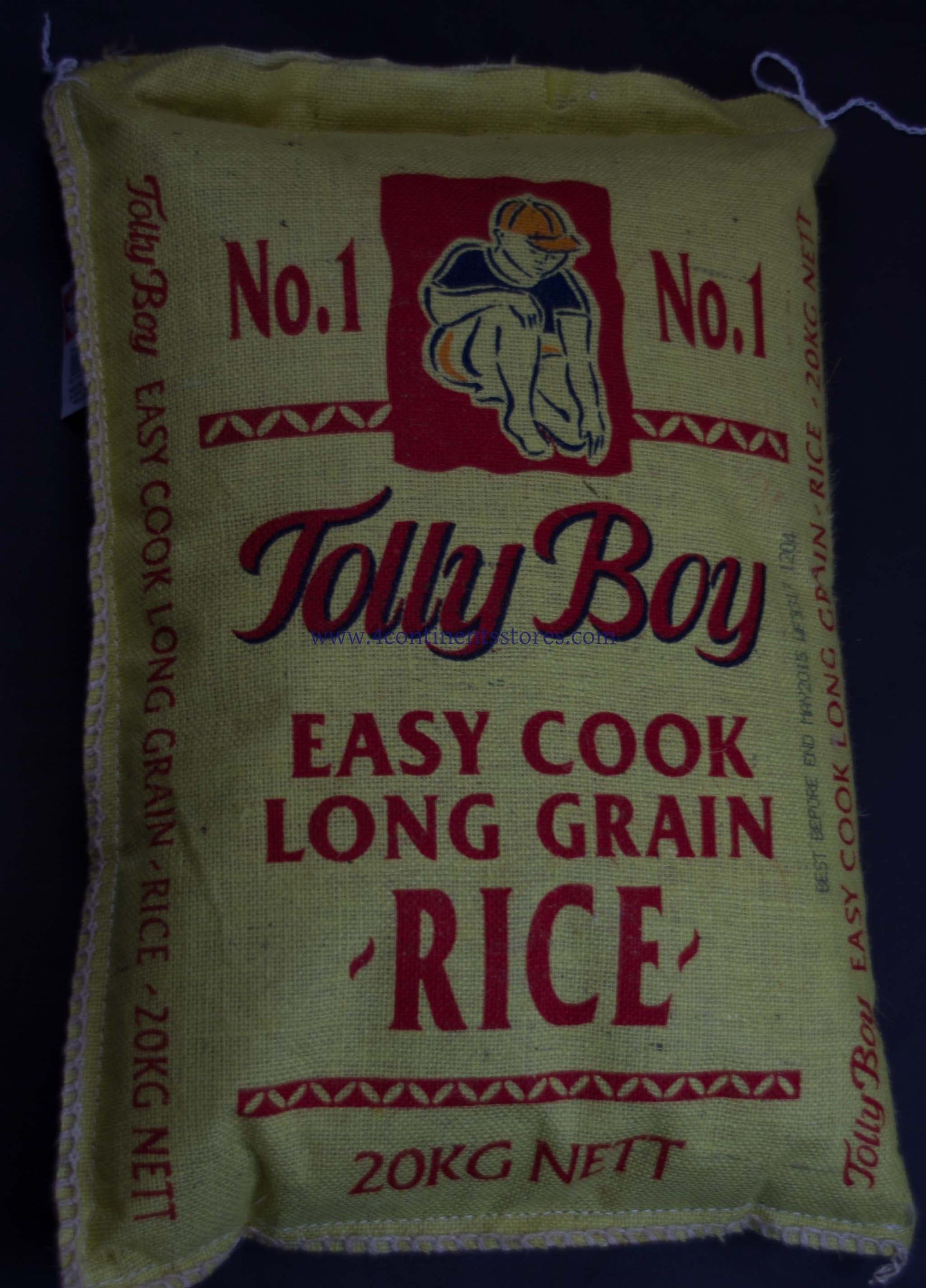 Tolly boy Easy Cook Rice 20kg – 4 Continents Stores Ltd