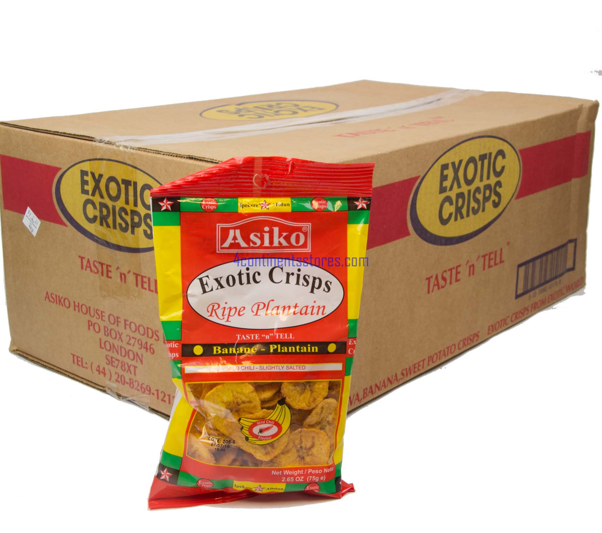 Exotic Crisps Chilli – 4 Continents Stores Ltd